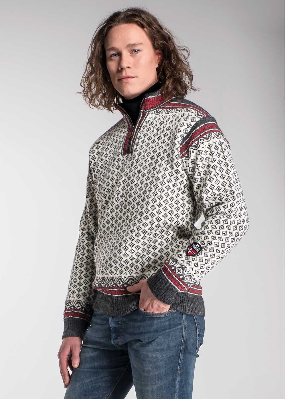Hamar Zip Pullover | Wool | Norwegian Sweaters